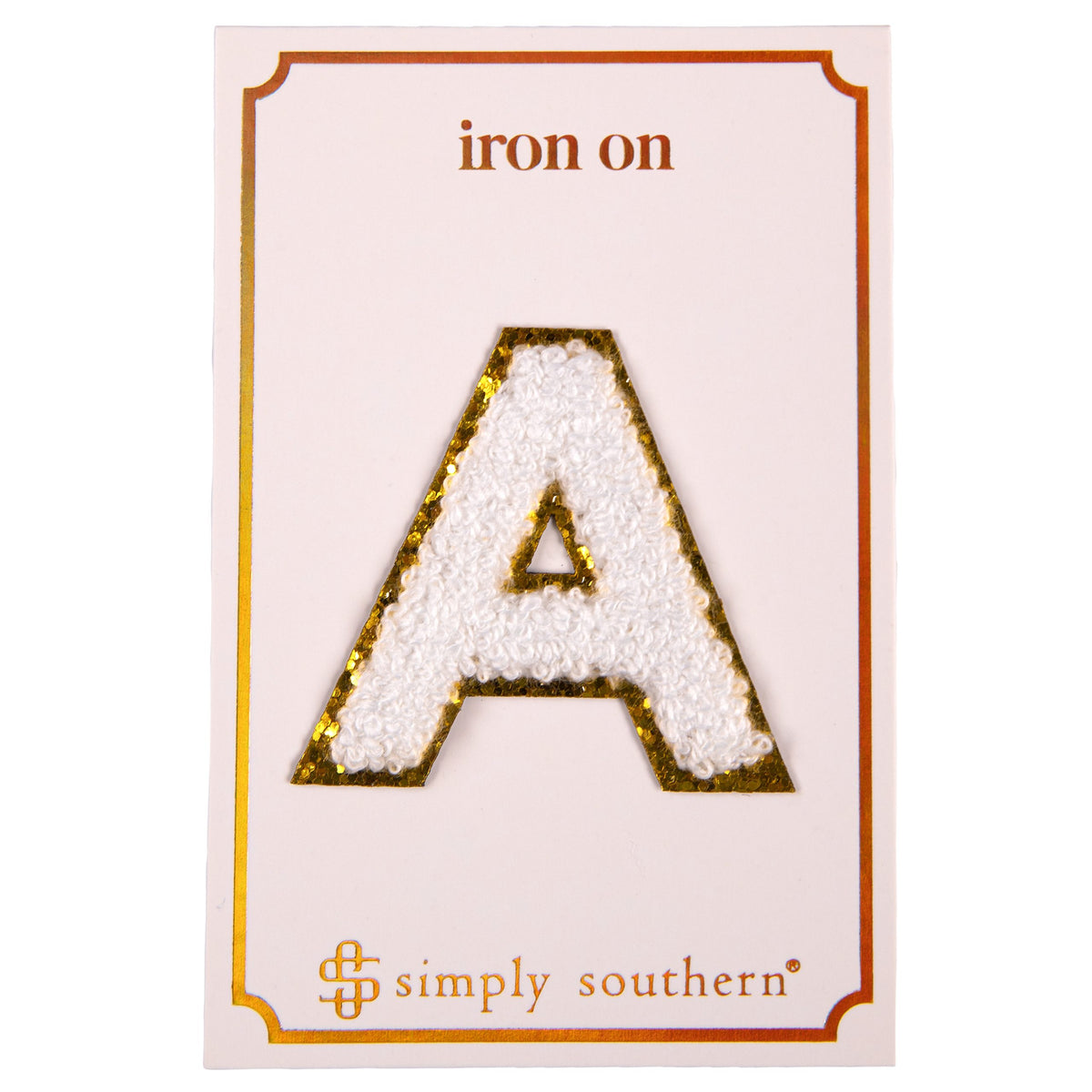 Simply Southern Iron On Initial Patches – Lilly Abigails Boutique