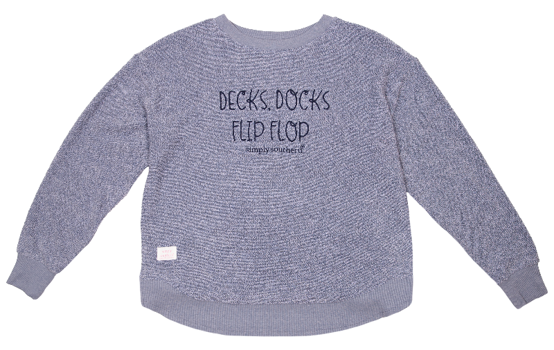 Simply Southern Terry Pullover--Navy – Lilly Abigails Boutique